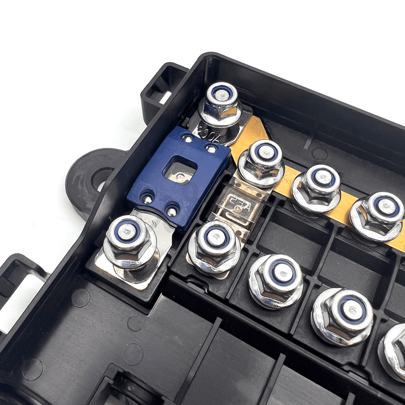 12V 200A AMP Heavy Duty MEGA/MIDI DC 7 Way Fuse Box