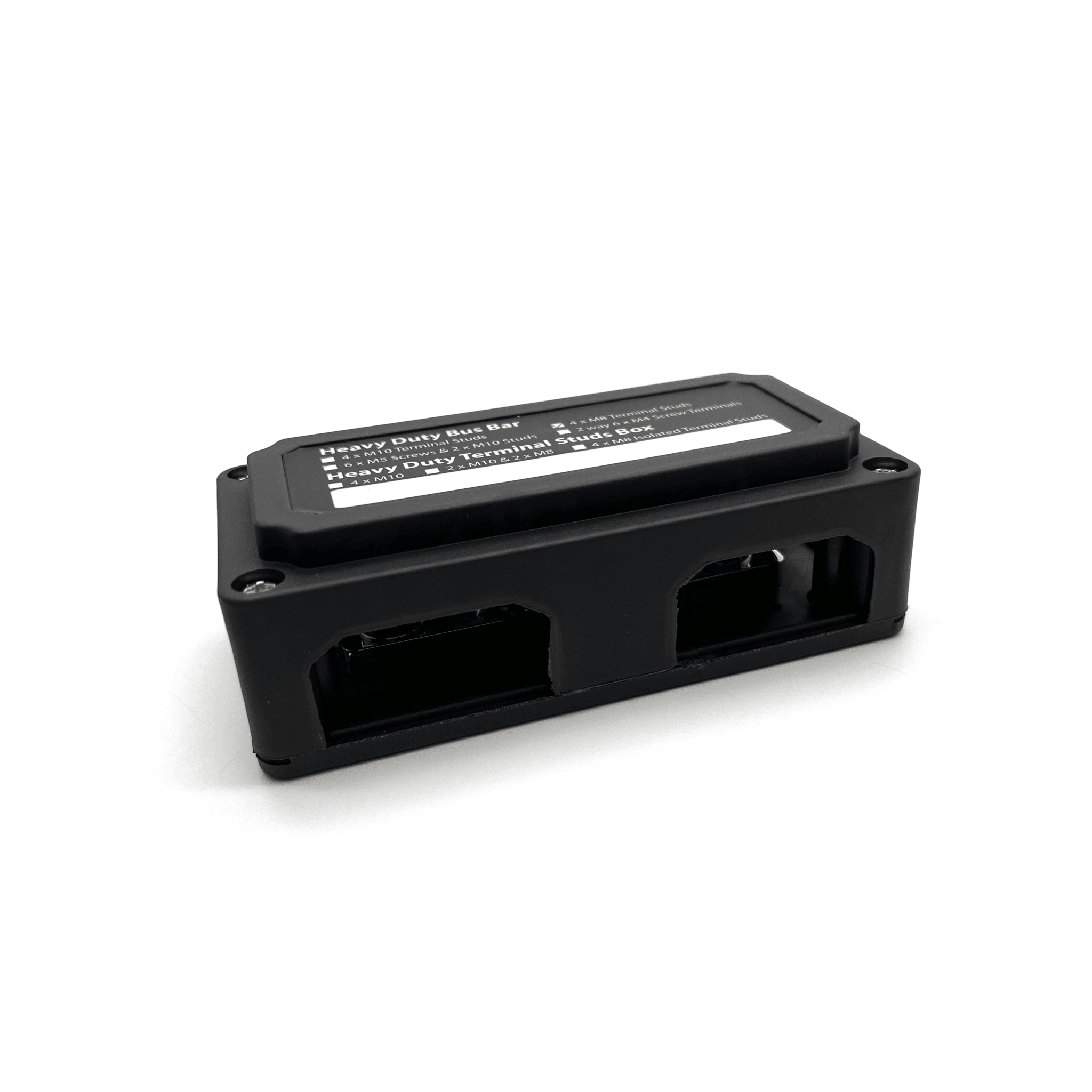 12V 300A AMP Heavy Duty DC Negative Bus Bar - 4 X M8