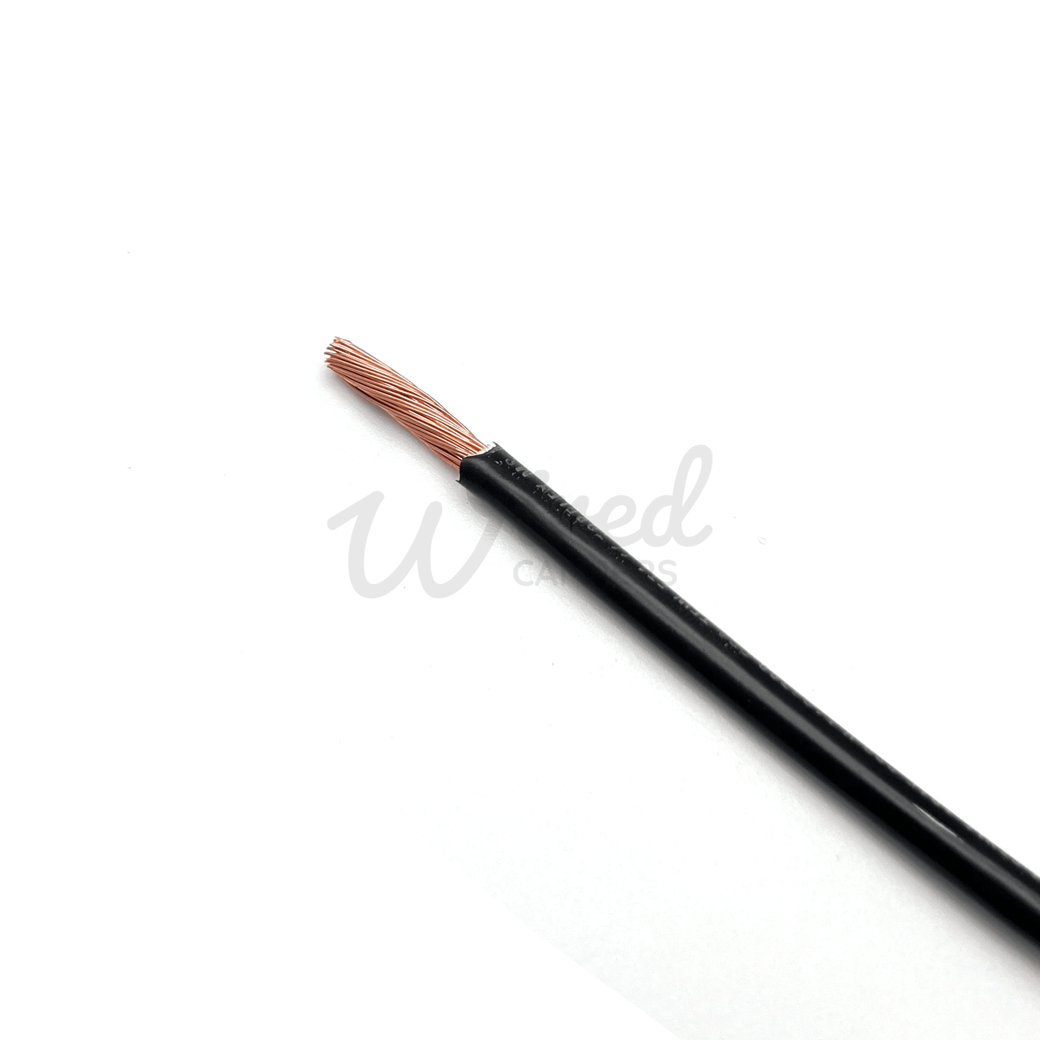 3M/5M/10M - 6mm² 53A Tri-Rated Single Core Cable - Black