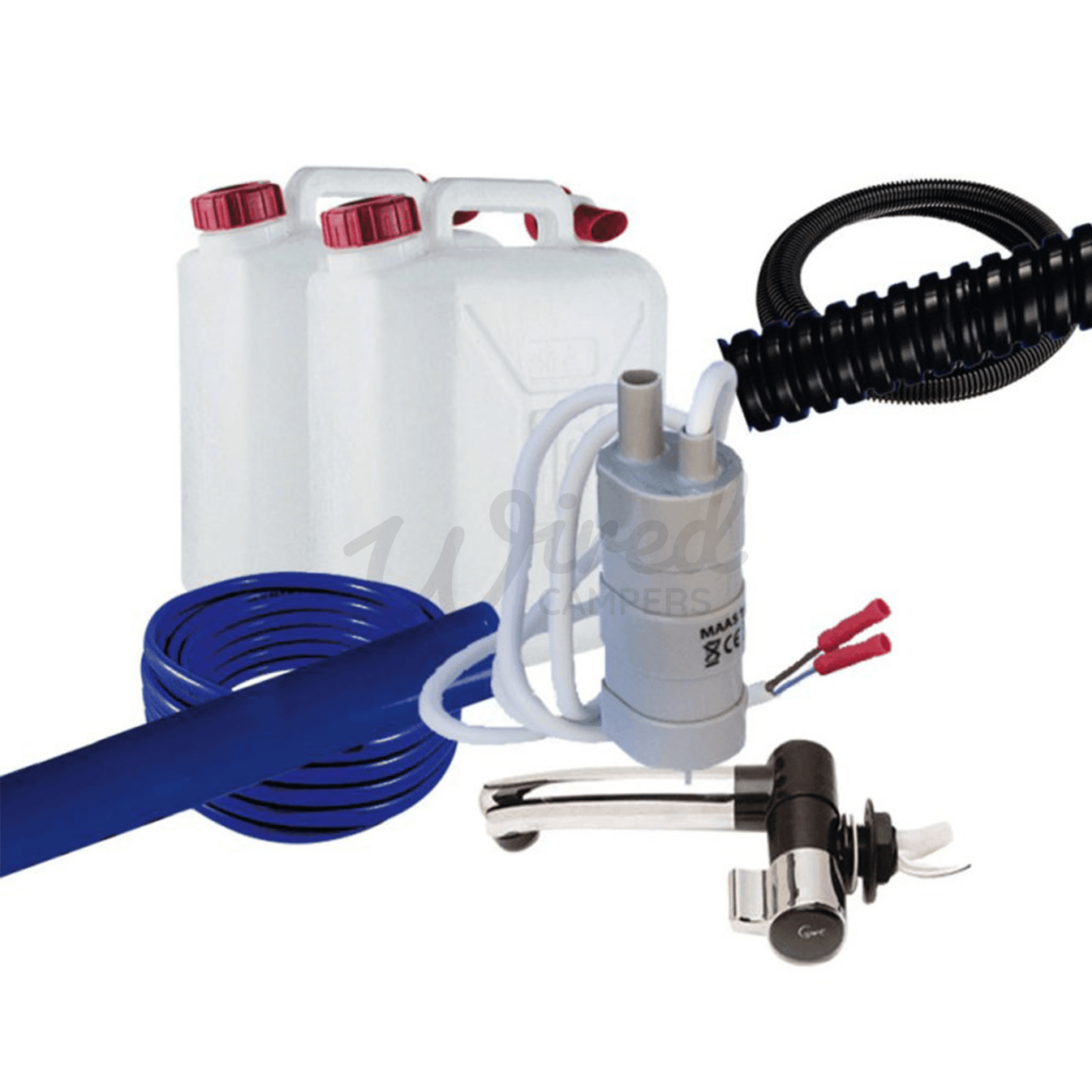 Complete Cold Water Kit With Tap, Pump, Hoses & Containers