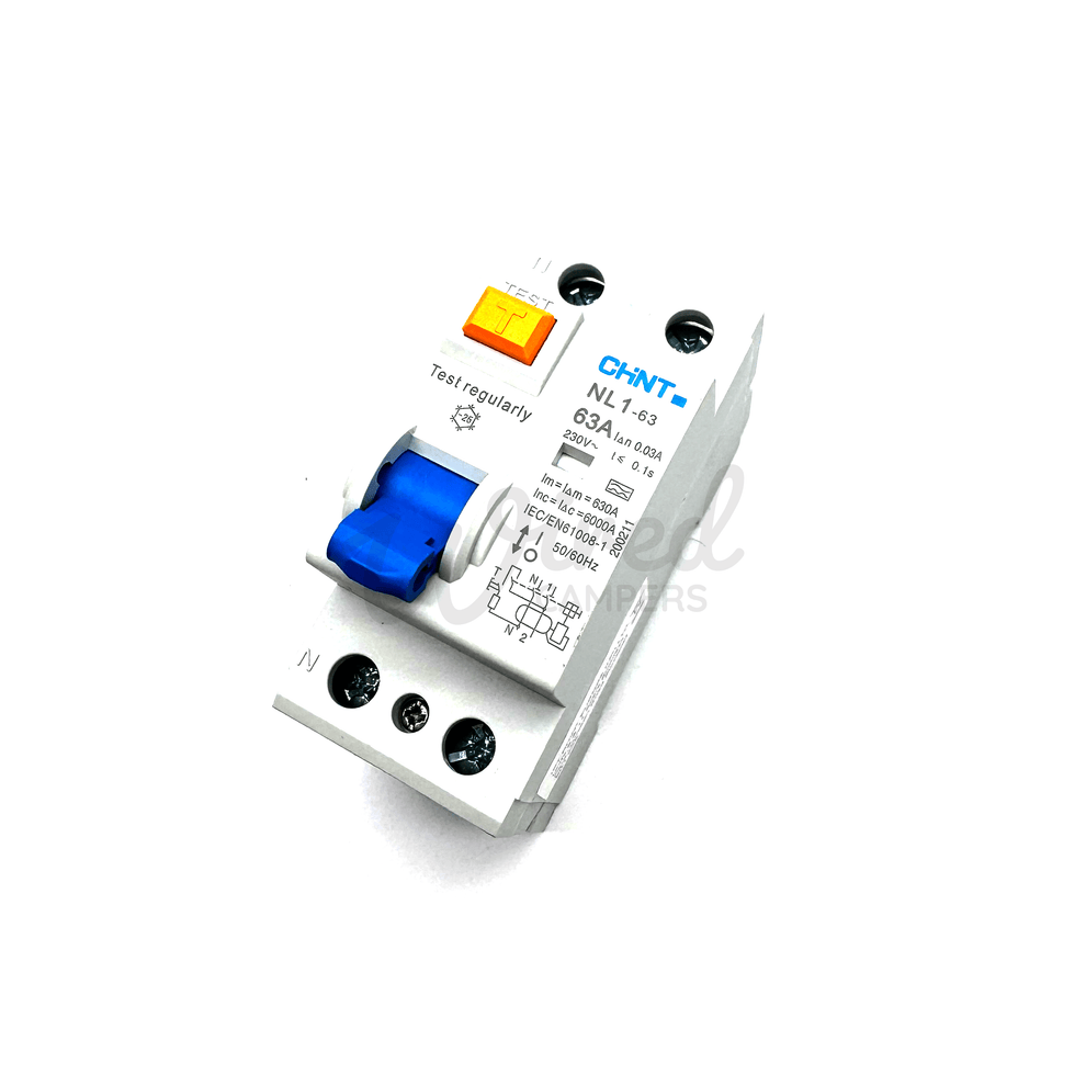 CHINT NL1-63 Type A Double Pole 63A 30mA RCD/RCCB