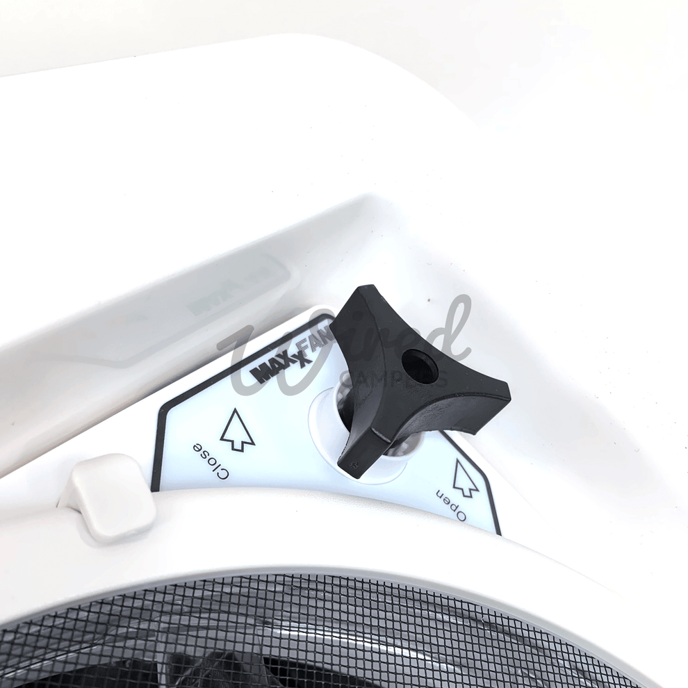 MaxxAir MAXXFAN Deluxe Automatic Roof Fan Vent - Smoked Lid
