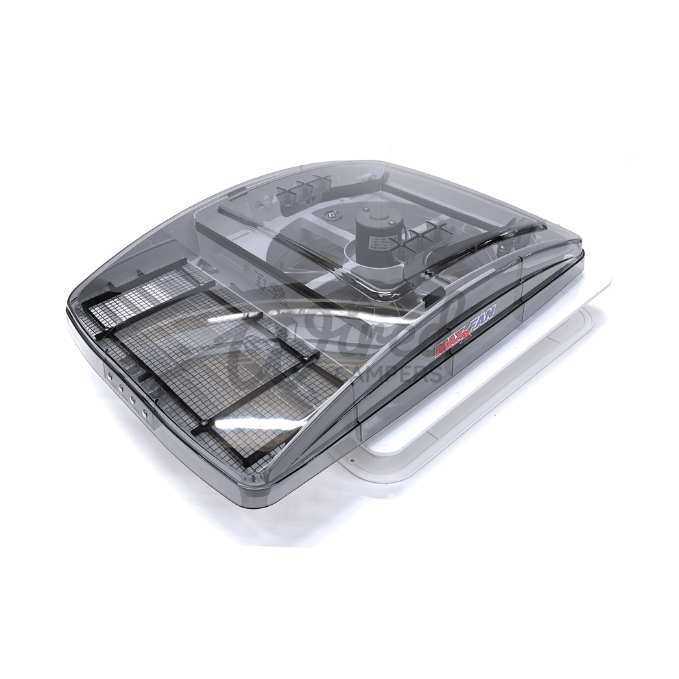 MaxxAir MAXXFAN Deluxe Automatic Roof Fan Vent - Tinted Lid