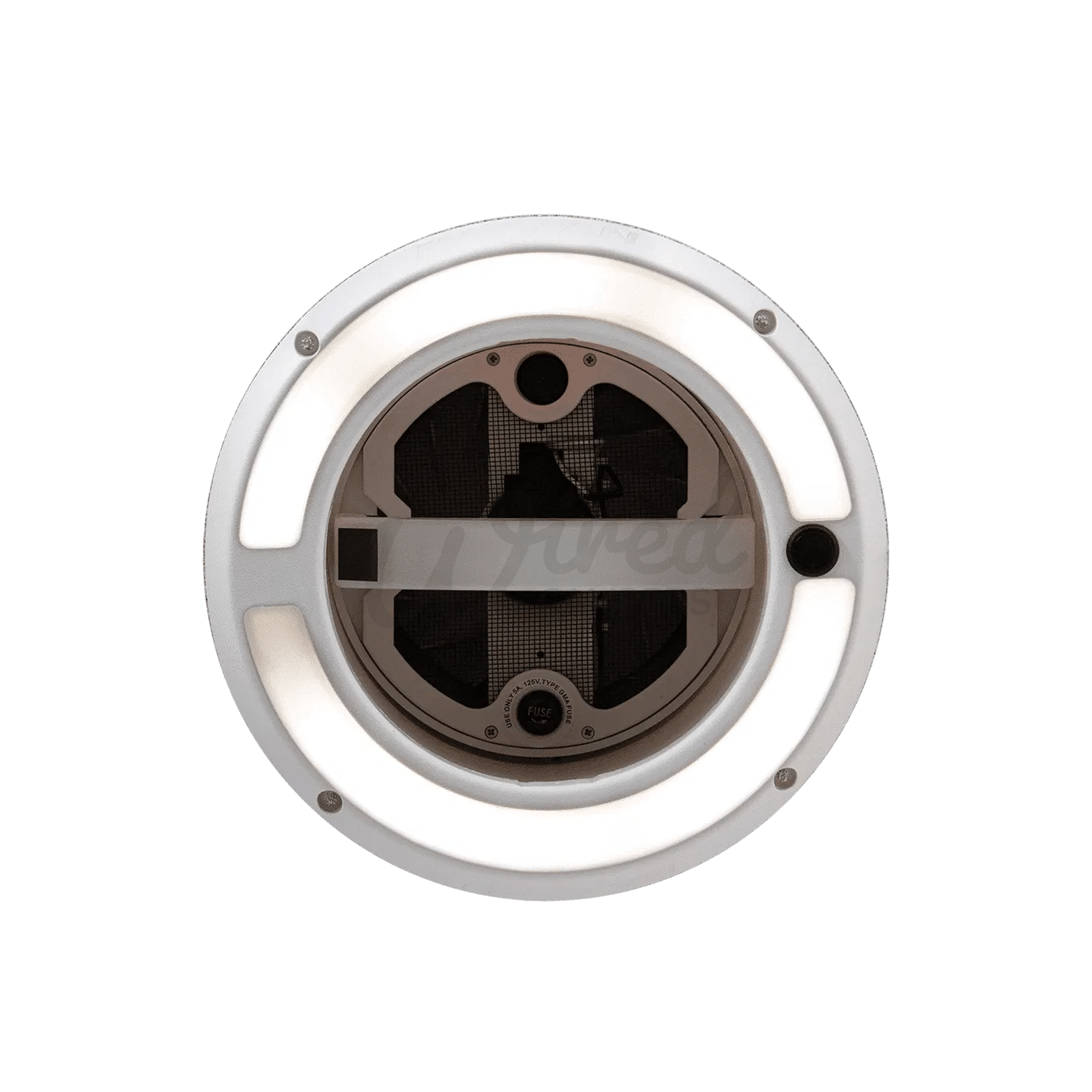 MaxxAir MAXXFAN Dome Plus Roof Fan Vent With LED Lighting - Black Lid