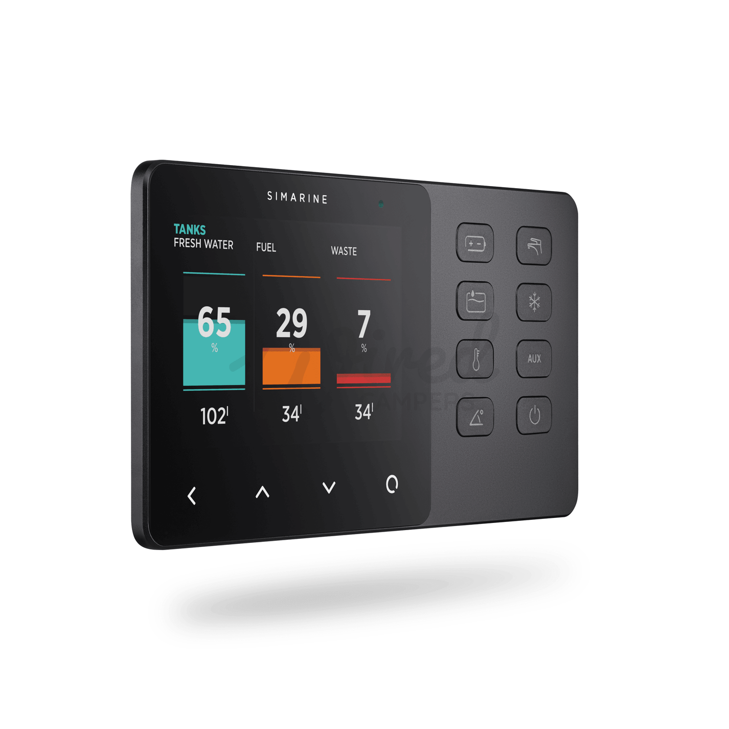 Simarine VIA Camper Van Control Panel & Monitor With 12V PDU