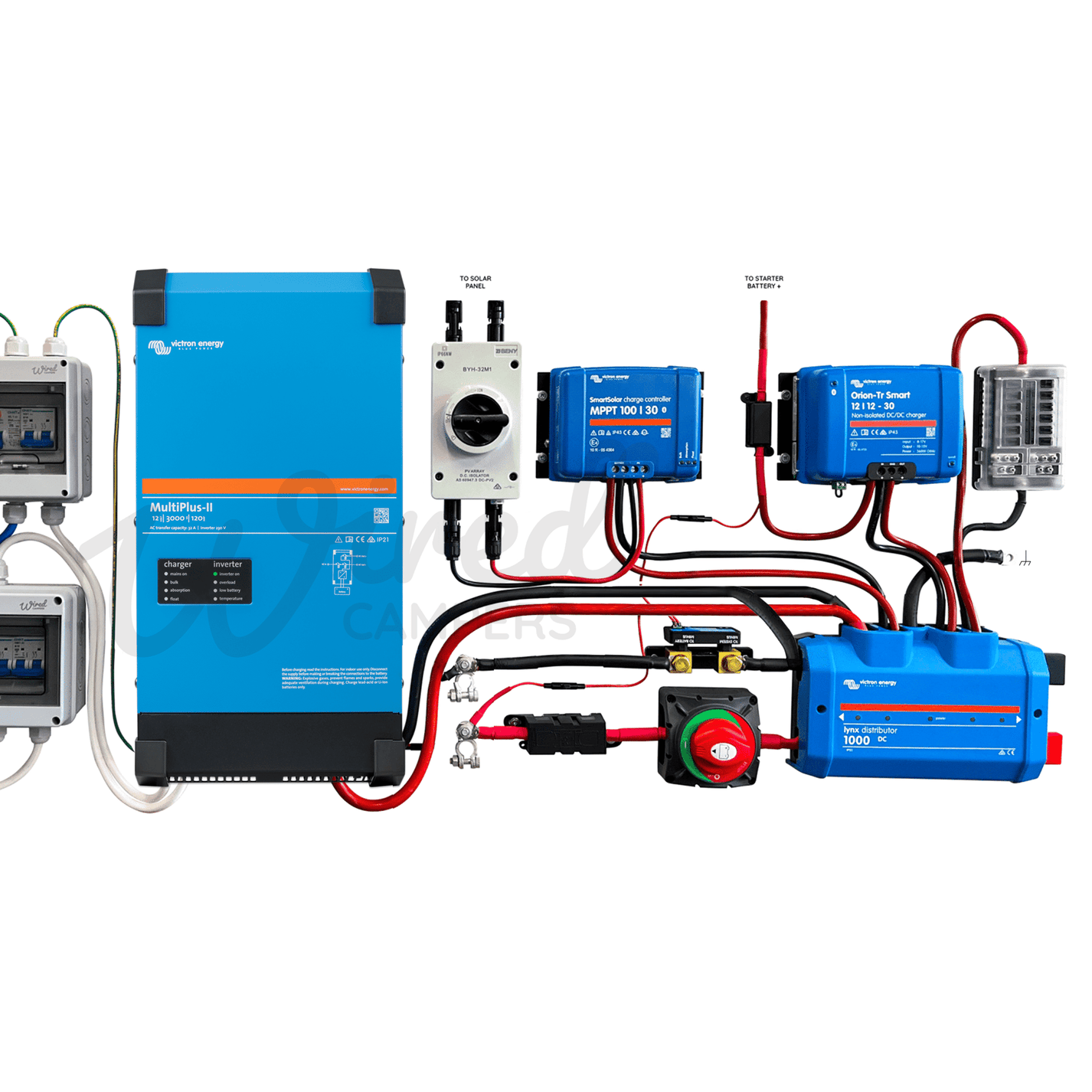 Victron Energy 3000VA Off Grid Camper Van Kit- 12/3000/120