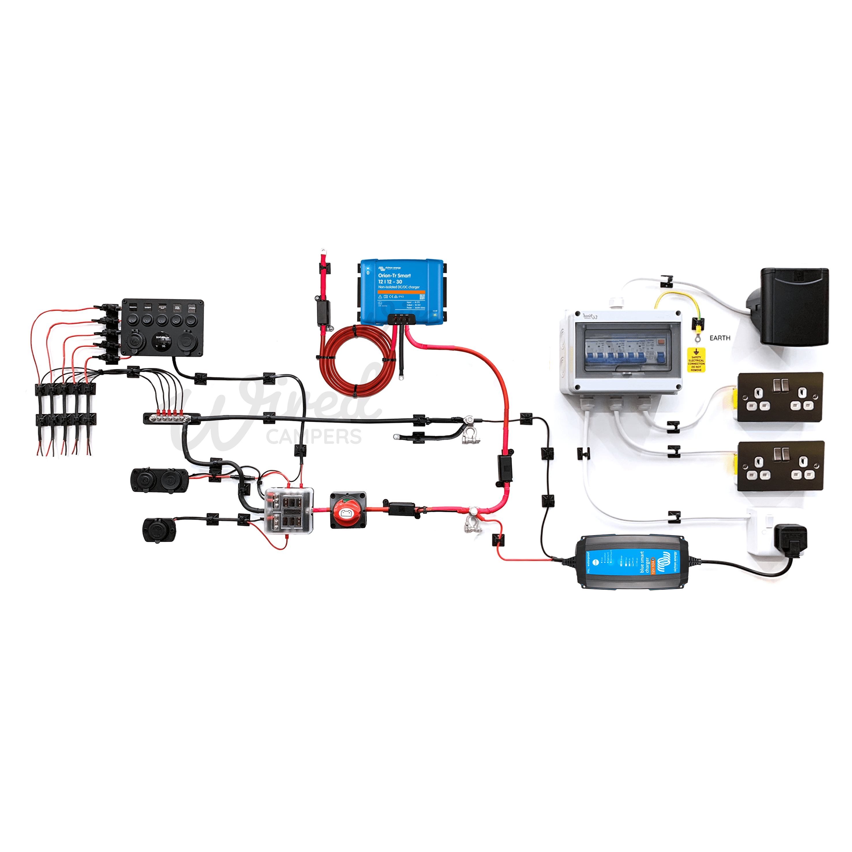Victron Energy 30A Orion DC-DC & 240V Mains Hook Up Camper Van Kit