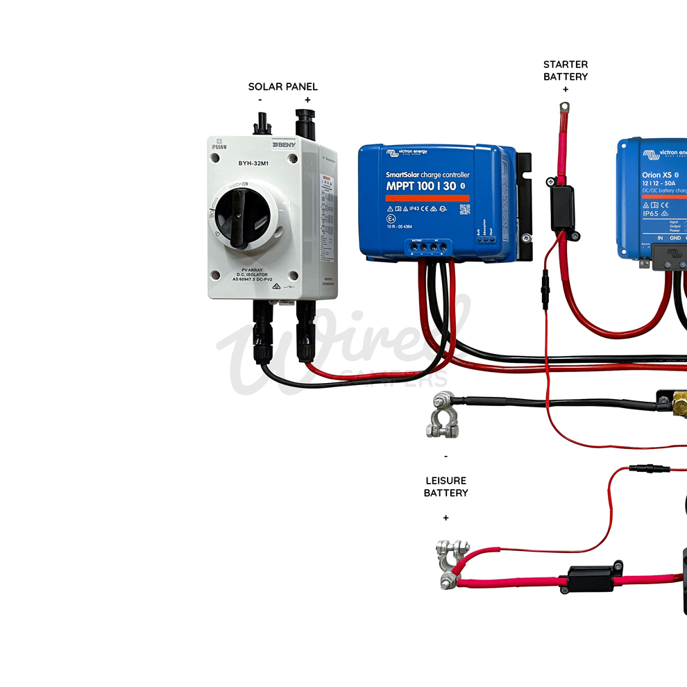 Victron Energy Orion XS 50A DC/DC & 30A Solar MPPT 12V Off Grid Kit