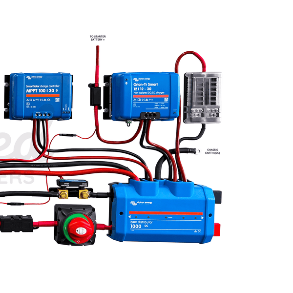Victron Energy 1600VA Off Grid Camper Van Kit - 12/1600/70