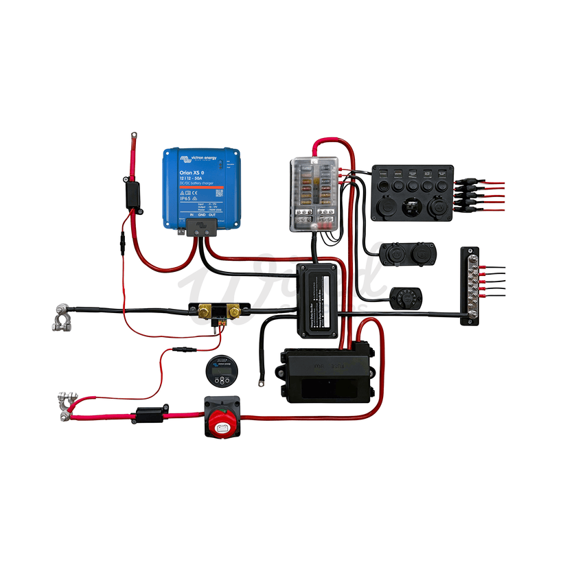 Victron Energy Orion XS 50A DC/DC 12V Off Grid Camper Van Kit